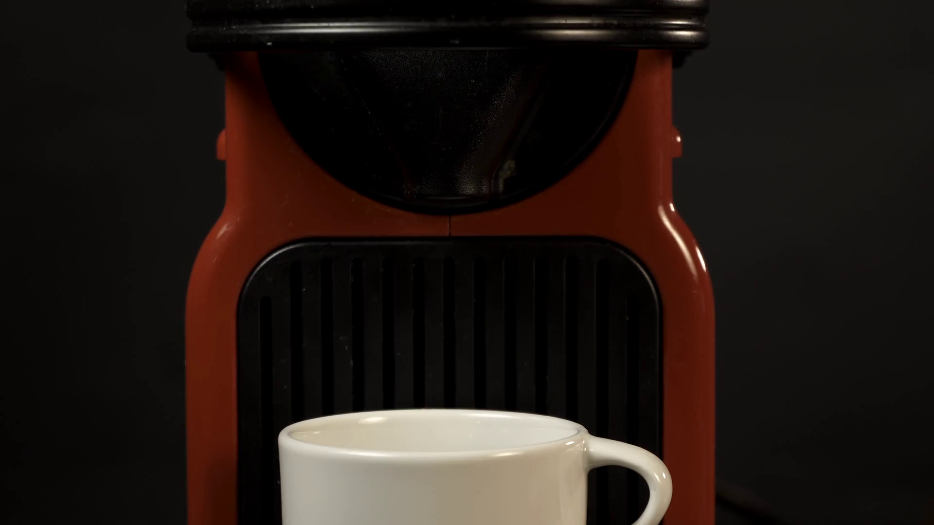 Red Nespresso Machine Making Coffee Stock Footage SBV-348590726 ...