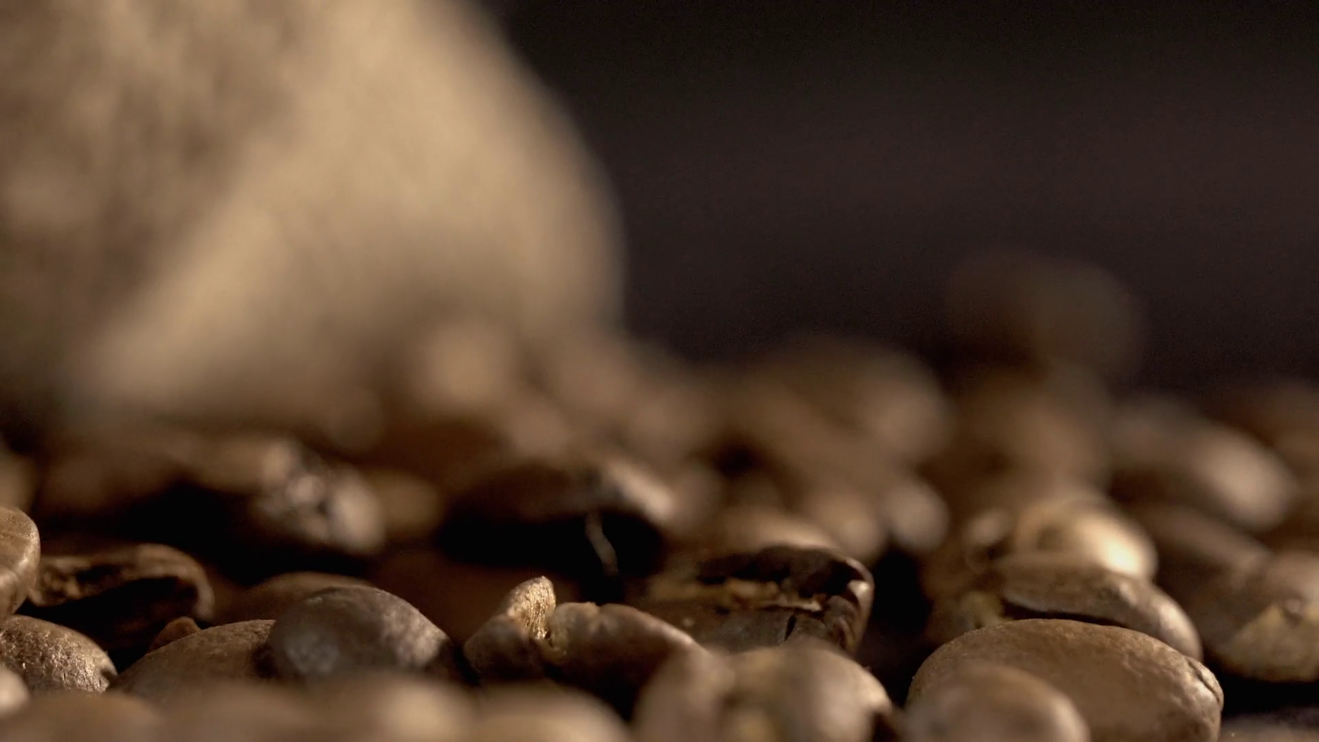 Camera Moving Over Coffee Beans Makro Close Stock Footage SBV-348590999 ...