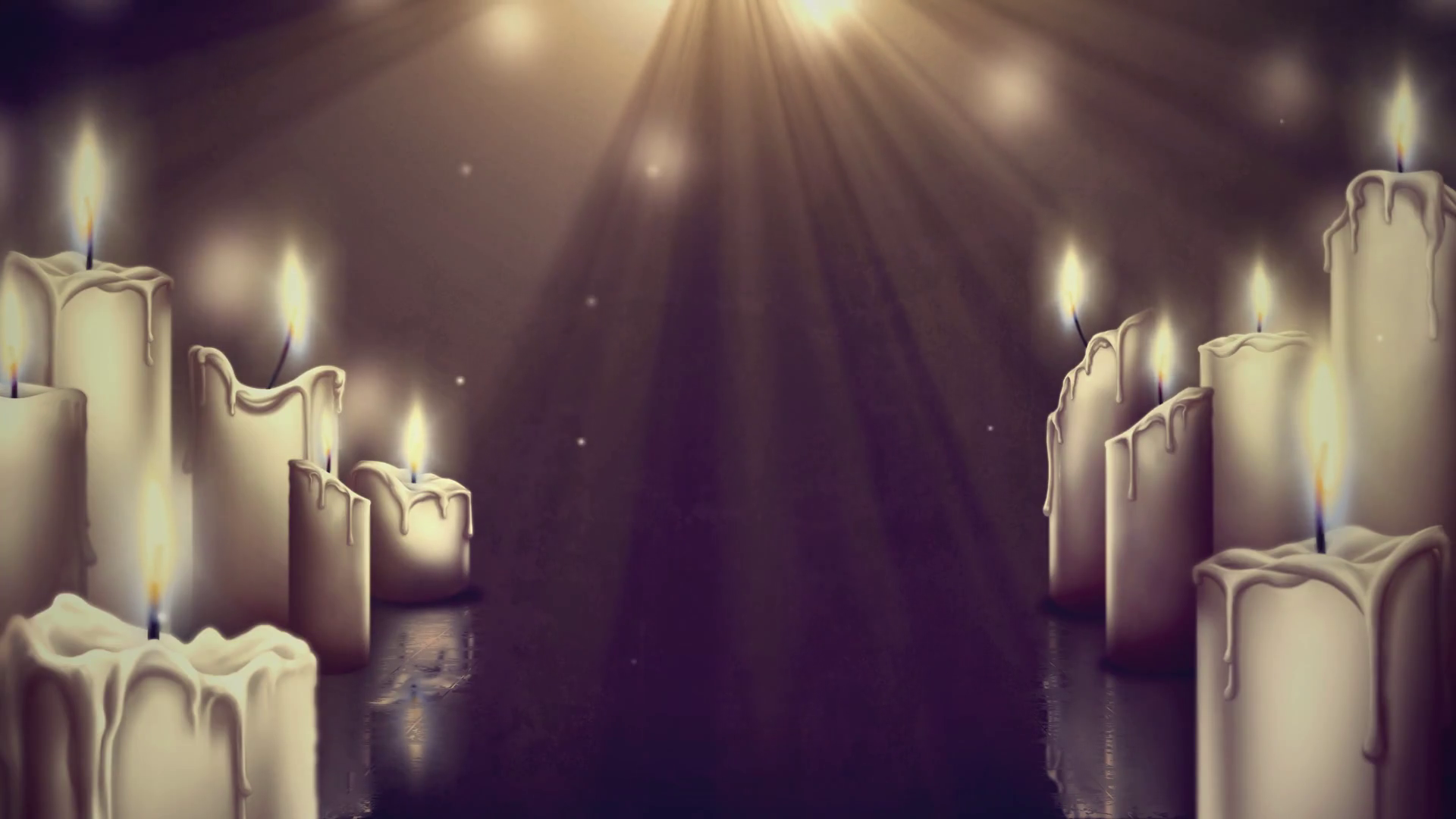 Ilustrated Animated Flaming Candles Looping Stock Motion Graphics SBV ...