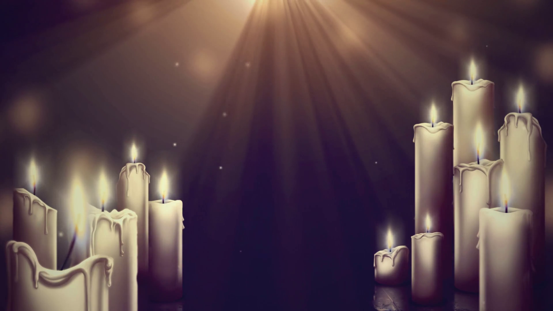 Ilustrated Animated Flaming Candles Looping Stock Motion Graphics SBV ...