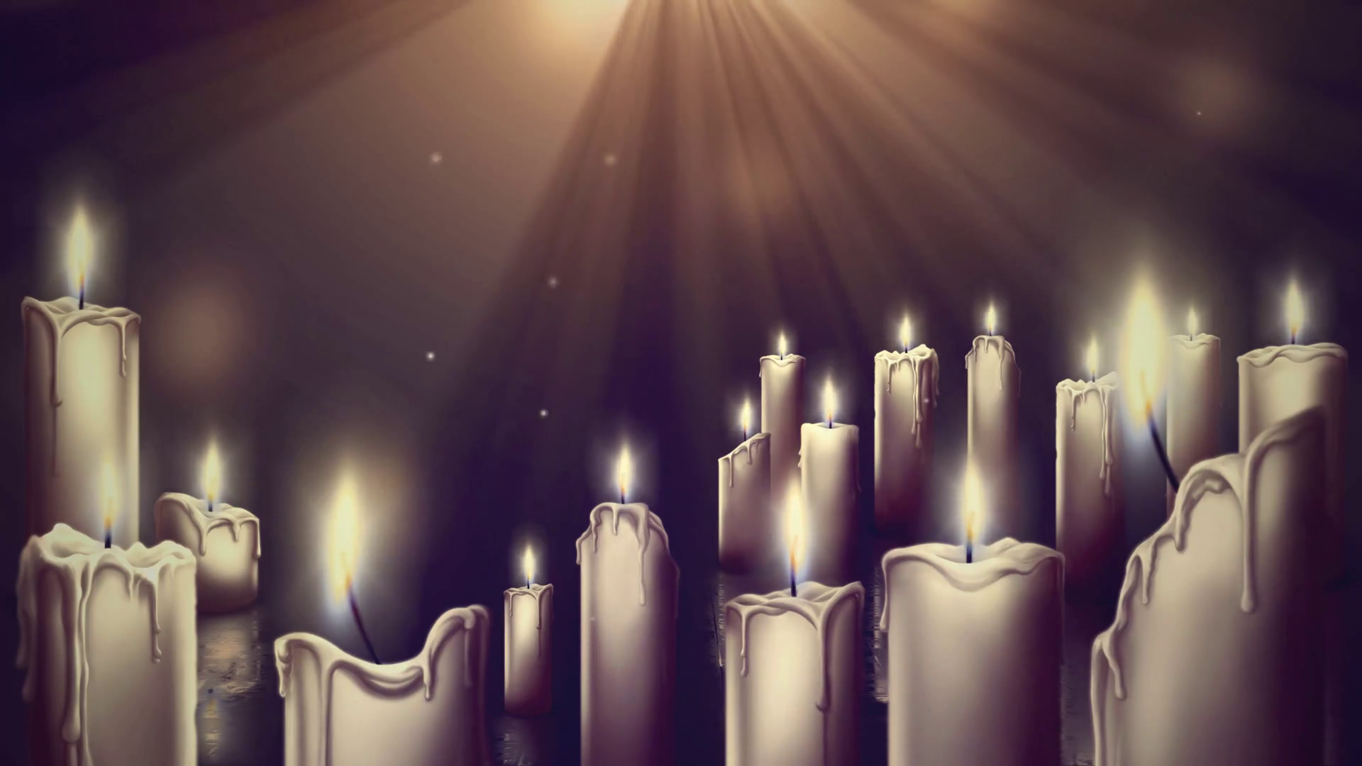 Ilustrated Animated Flaming Candles Looping Stock Motion Graphics SBV ...