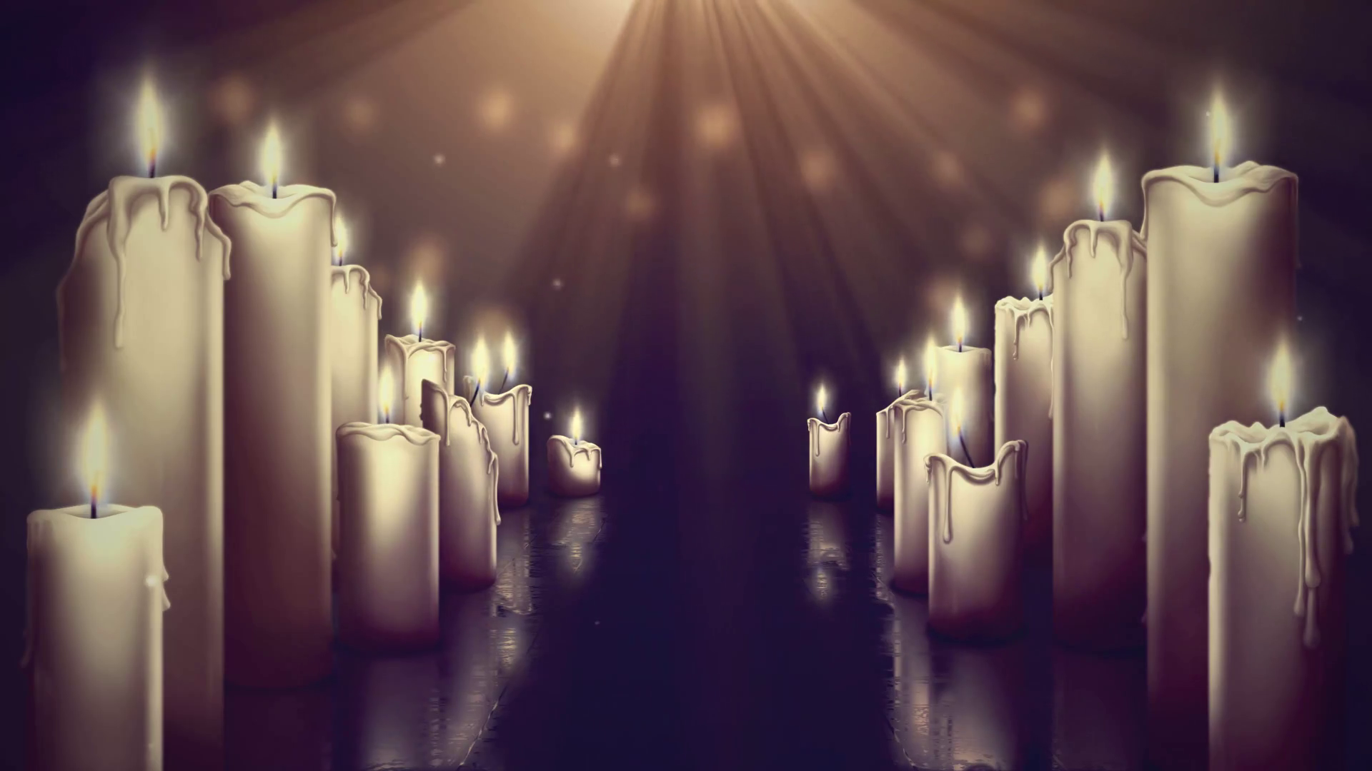 Ilustrated Animated Flaming Candles Looping Stock Motion Graphics SBV ...