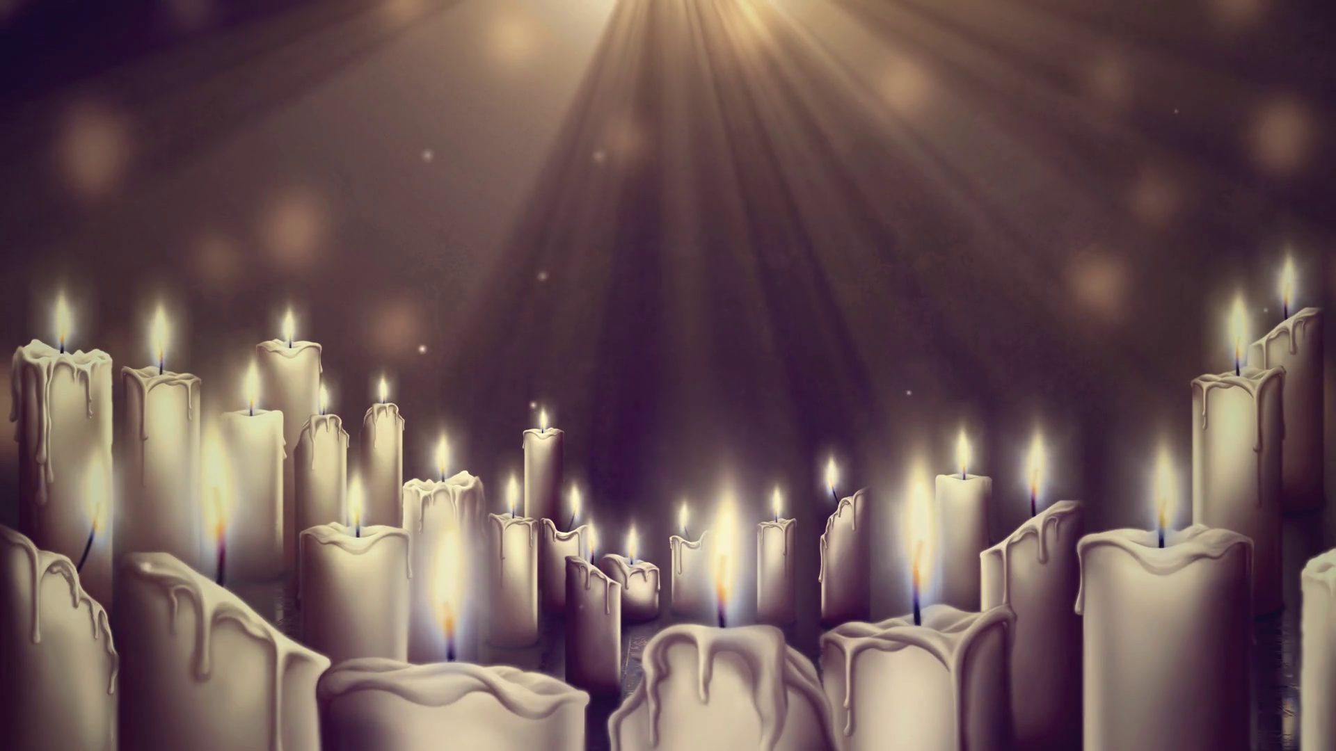 Ilustrated Animated Flaming Candles Looping Stock Motion Graphics SBV ...