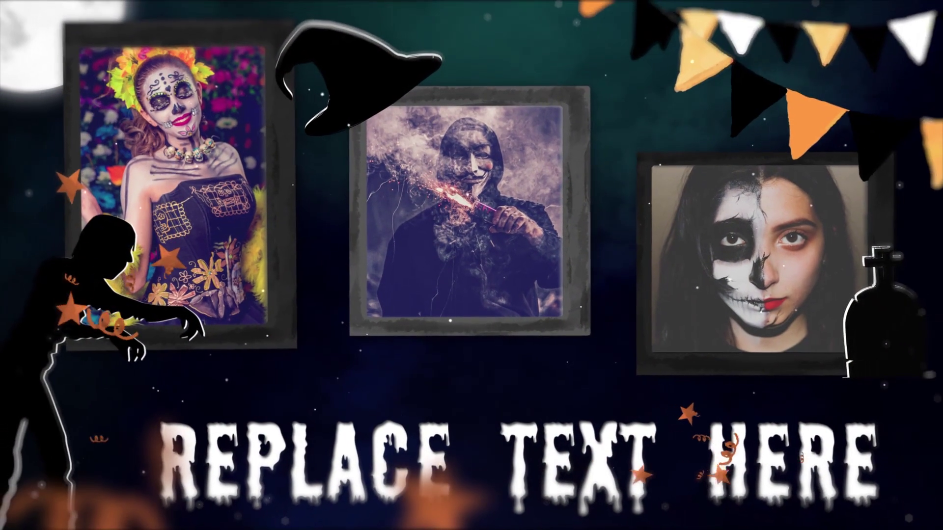 AE Template: Spooky Halloween Slideshow SBV-347229269 - Storyblocks
