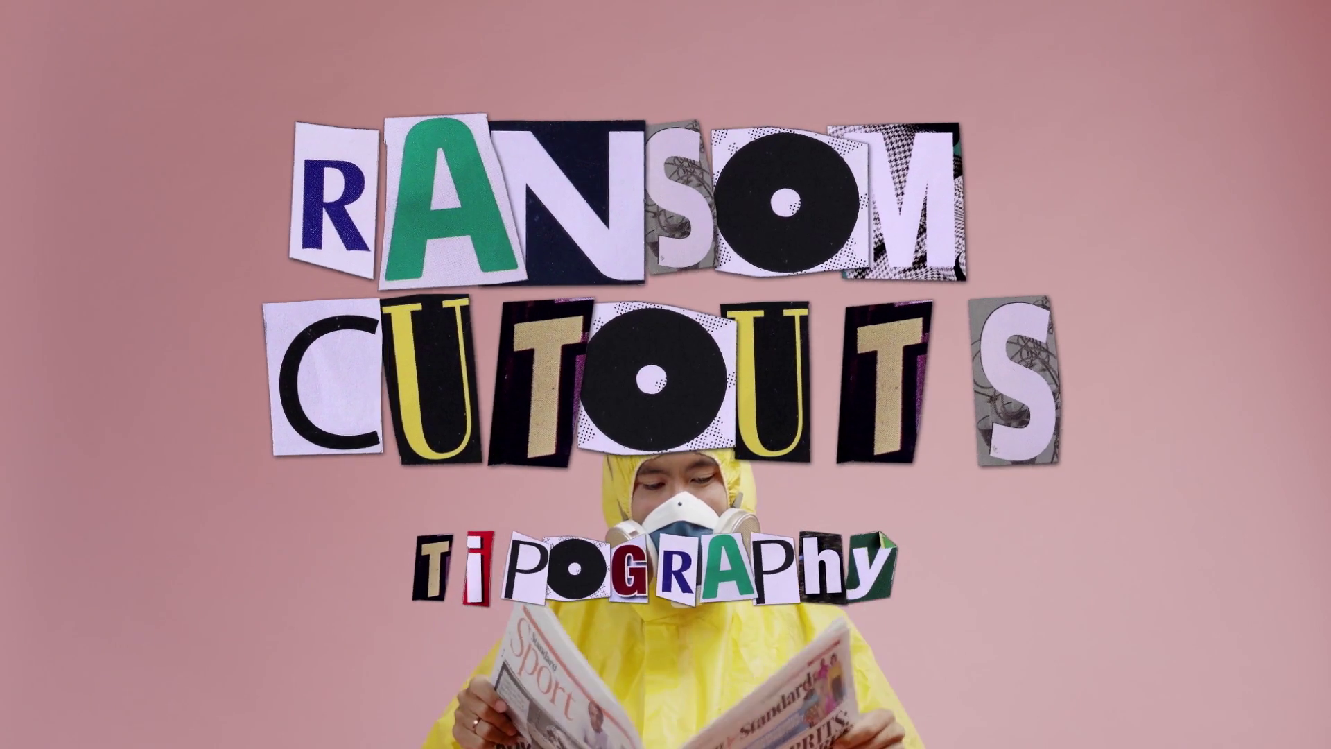 Ransom Cutouts Typeface Template SBV-348480854 - Storyblocks