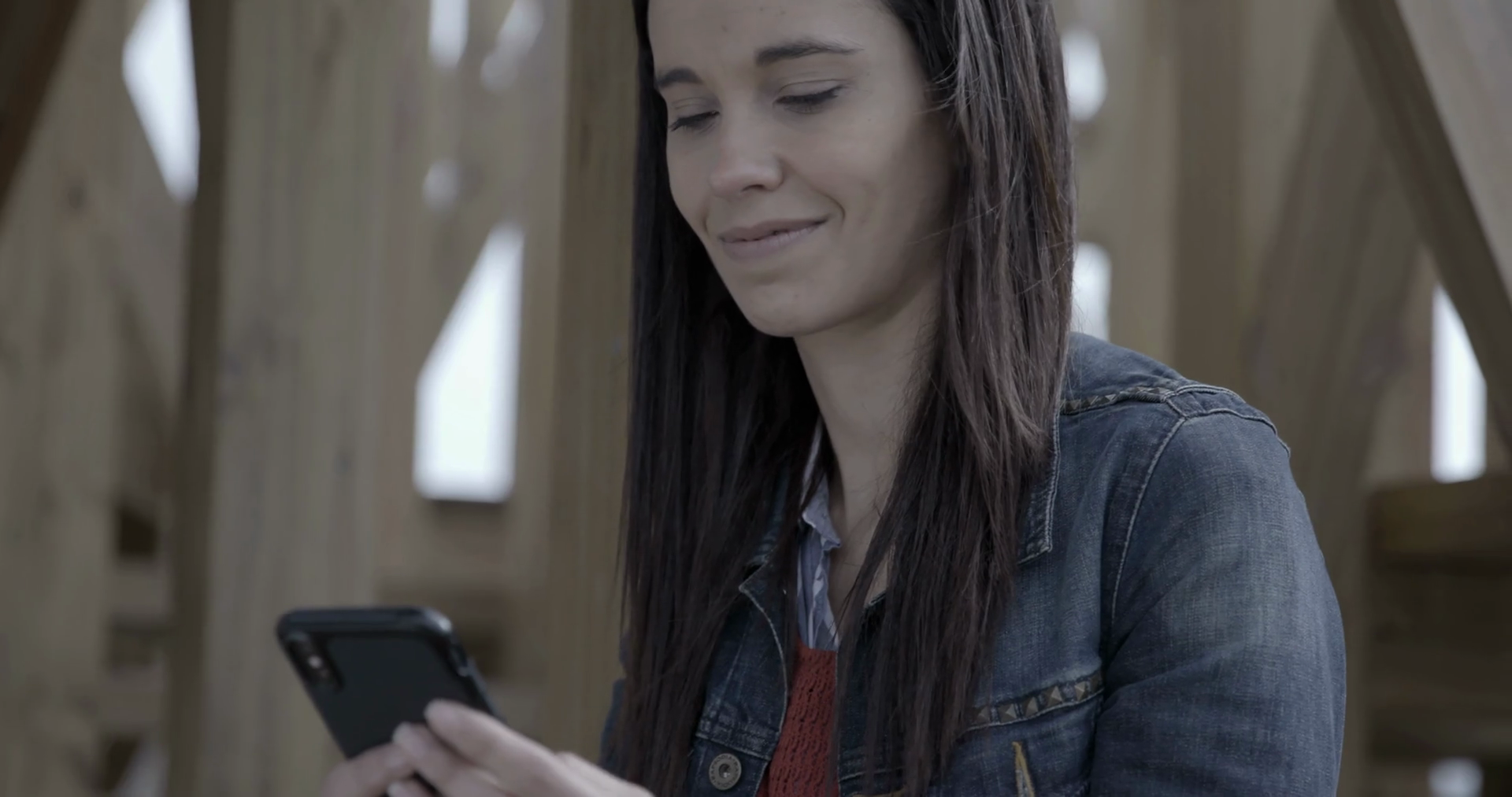 Woman Browsing Texting On Phone Outdoors Stock Footage SBV-348591904 ...