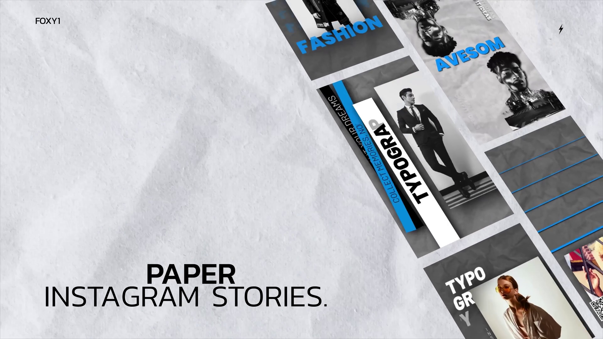 AE Template: Paper Instagram Stories SBV-351676517 - Storyblocks