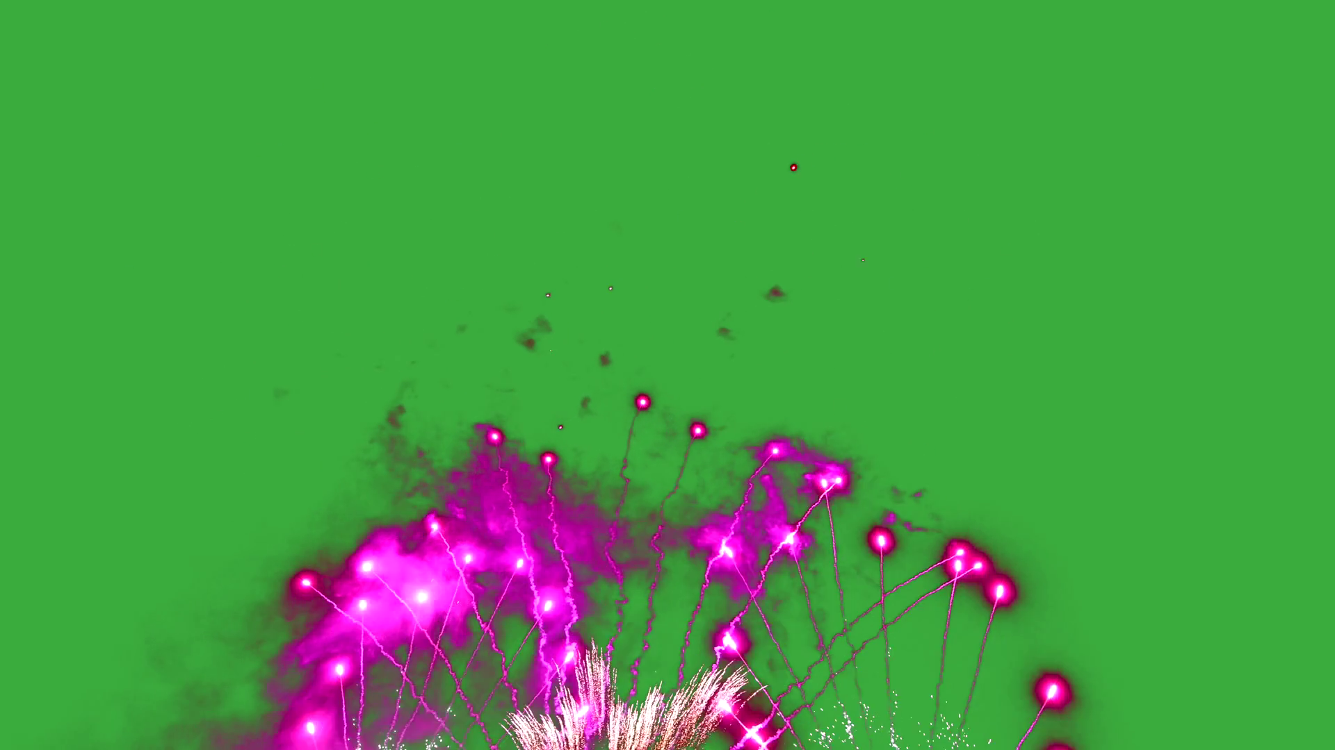 Abstract Firework On Green Screen Chroma Key Stock Footage SBV ...