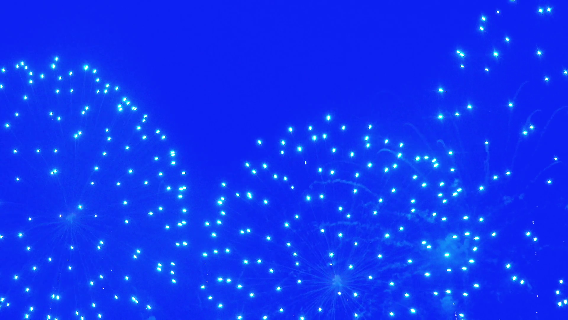 Abstract Real Firework On Blue Screen Chroma Stock Footage SBV ...