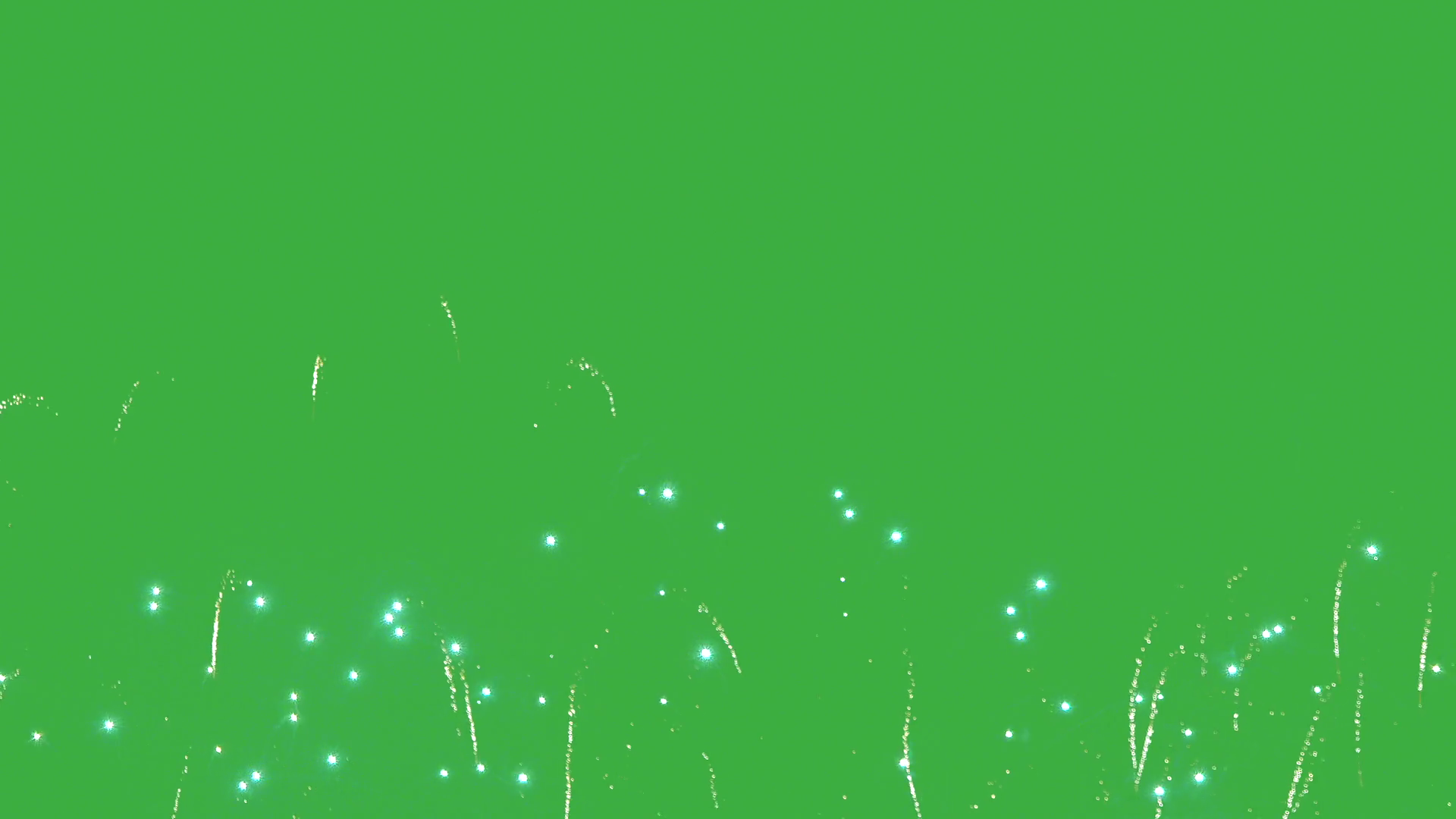 Abstract Firework On Green Screen Chroma Key Stock Footage SBV ...