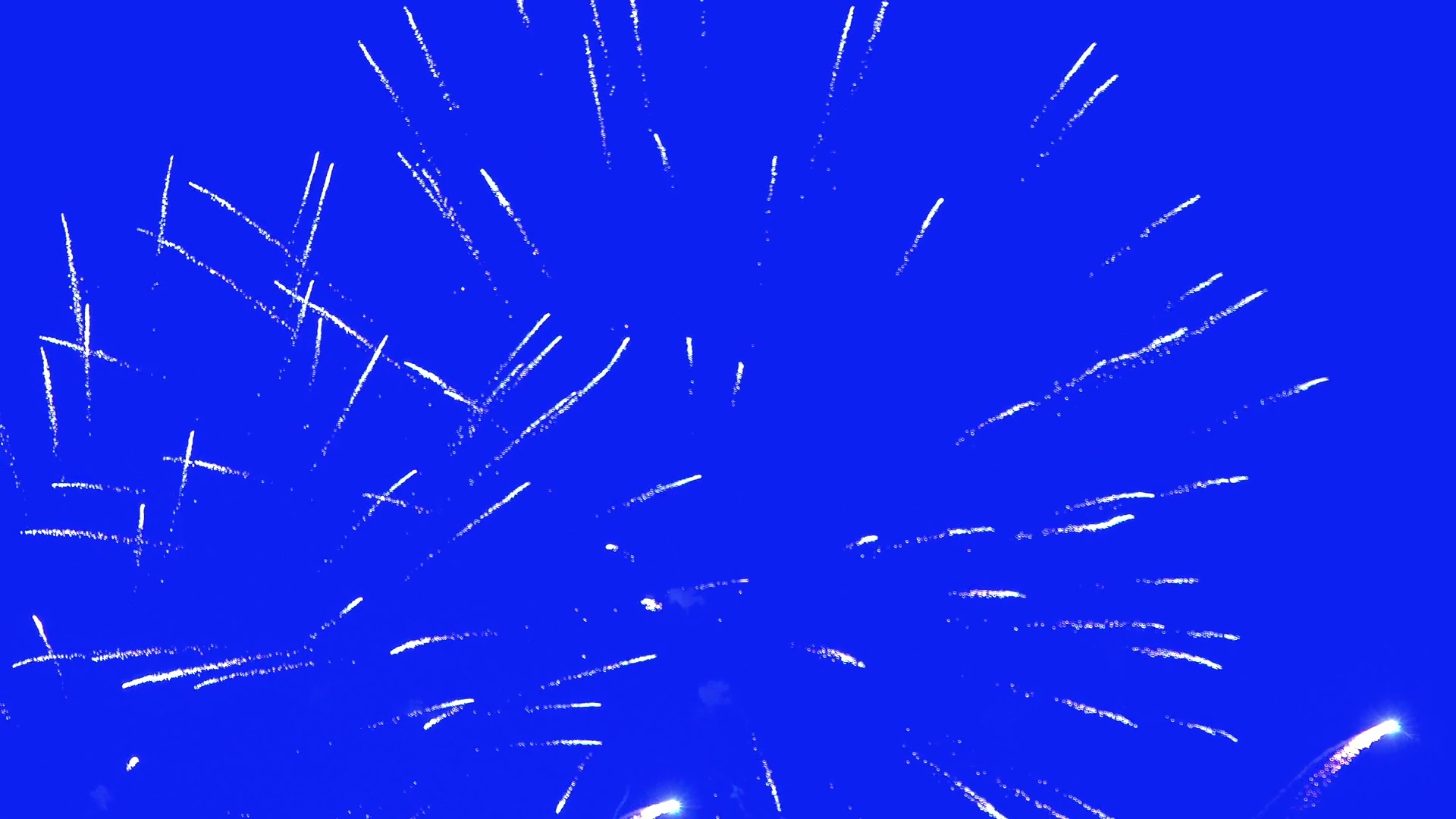 Abstract Real Firework On Blue Screen Chroma Stock Footage SBV ...