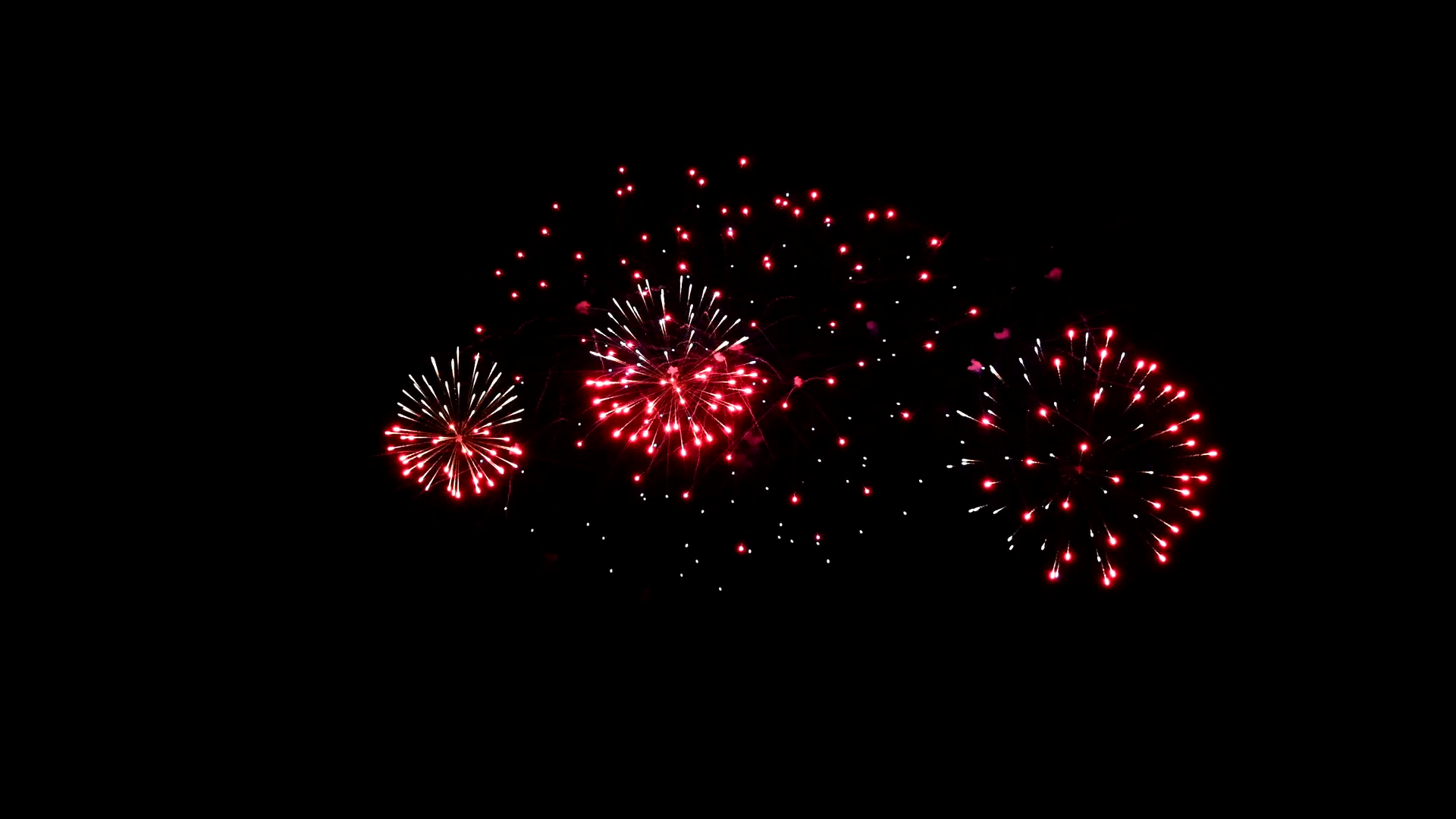 Spectacular Slow Motion Fireworks Display At Stock Footage SBV ...