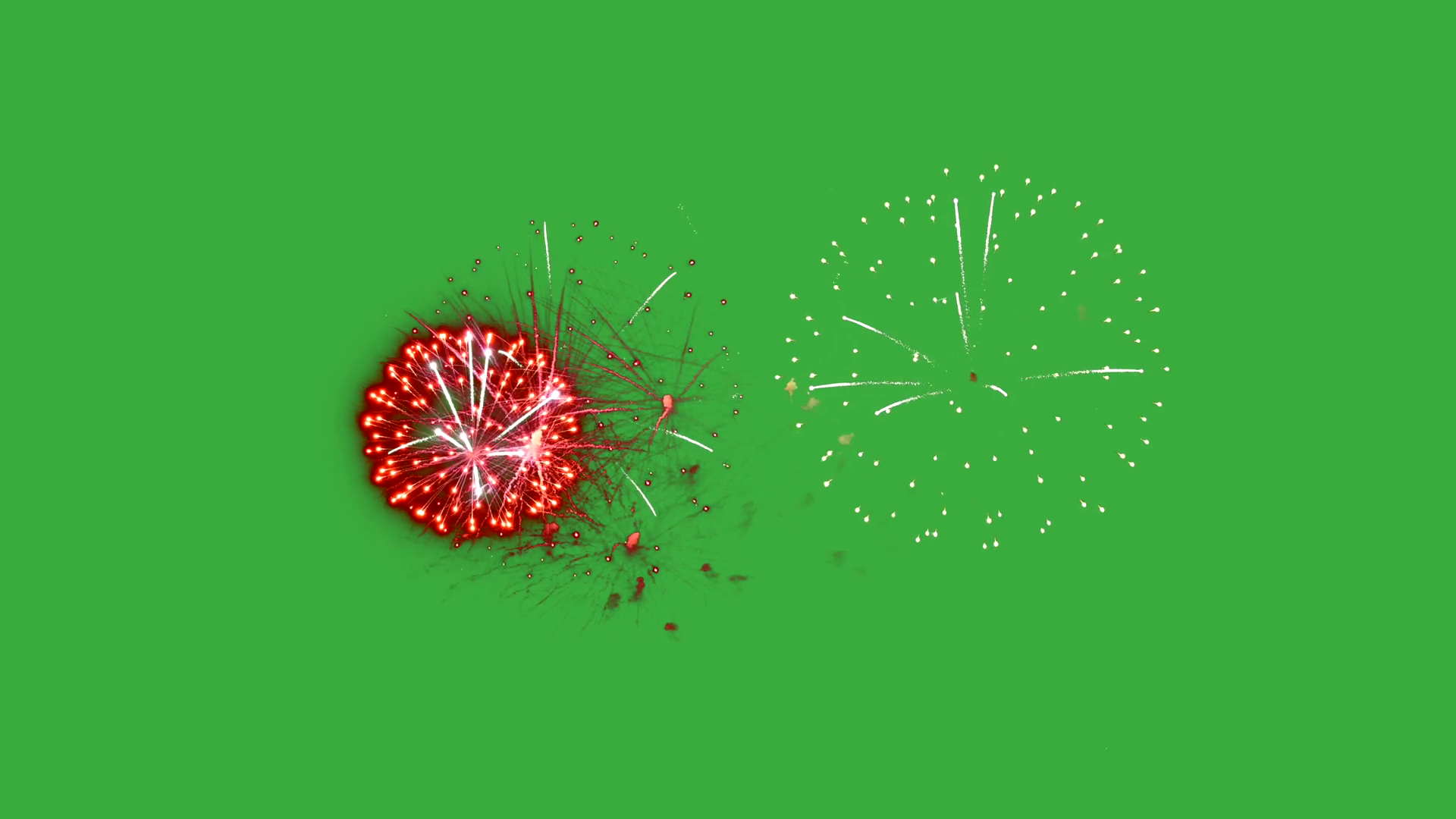 Spectacular Slow Motion Fireworks Display On Stock Footage SBV ...