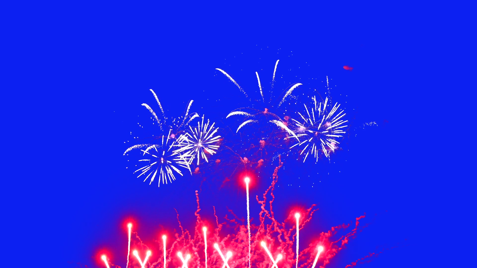 Spectacular Firework Display On Green Screen Stock Footage SBV ...