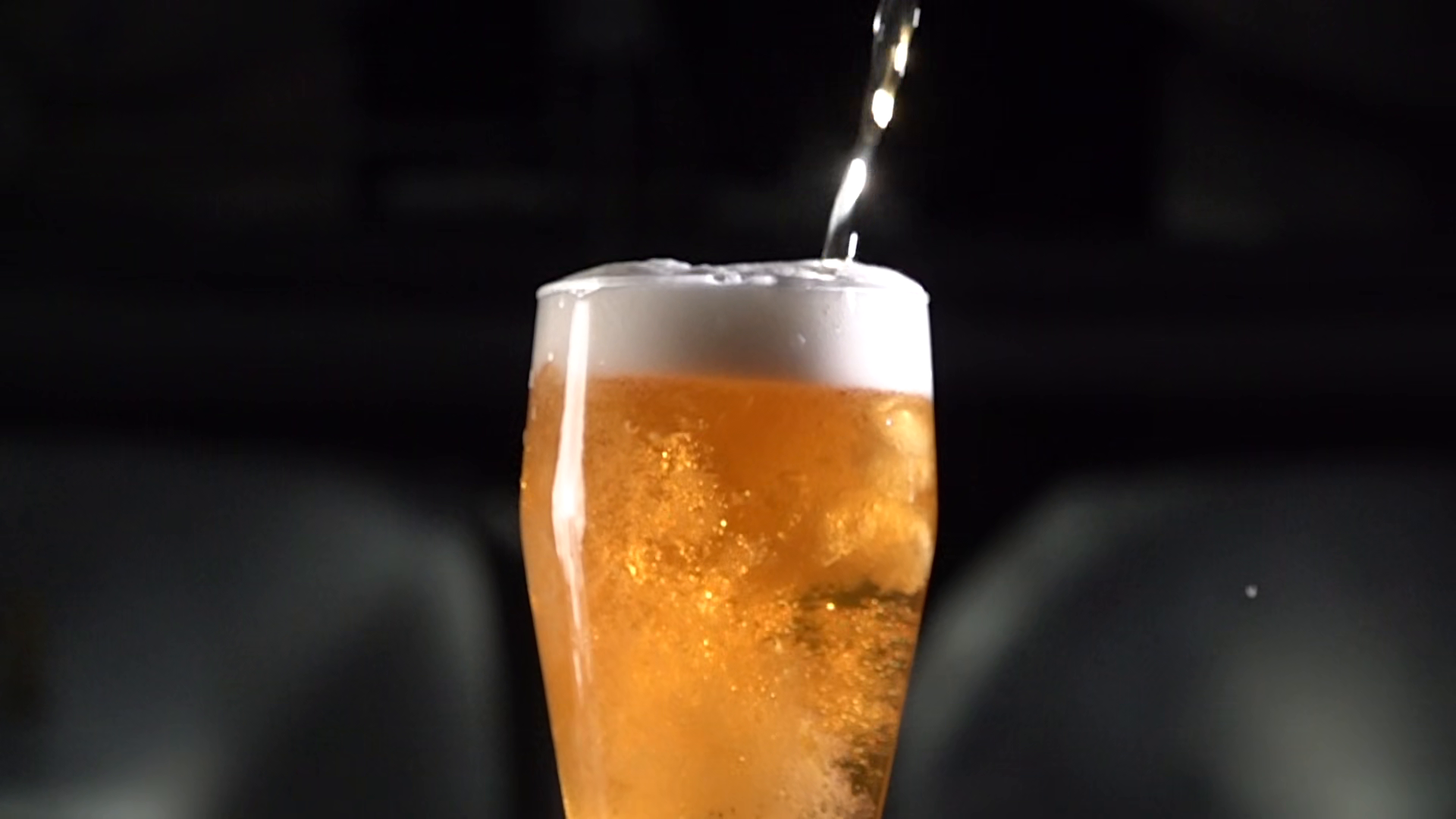 High Speed Capture Of Craft Beer Pouring Stock Footage SBV-353556870 ...