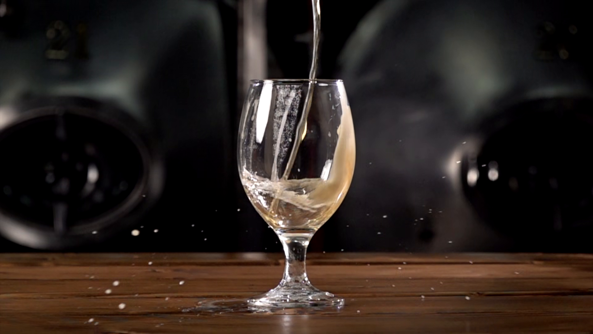 High Speed Craft Beer Pour Shows Brewing Stock Footage SBV-353556836 ...