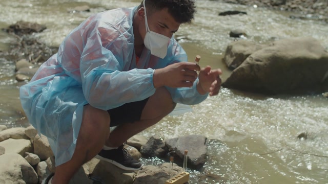 River Pollution Control Stock Footage: Royalty-Free Video Clips ...