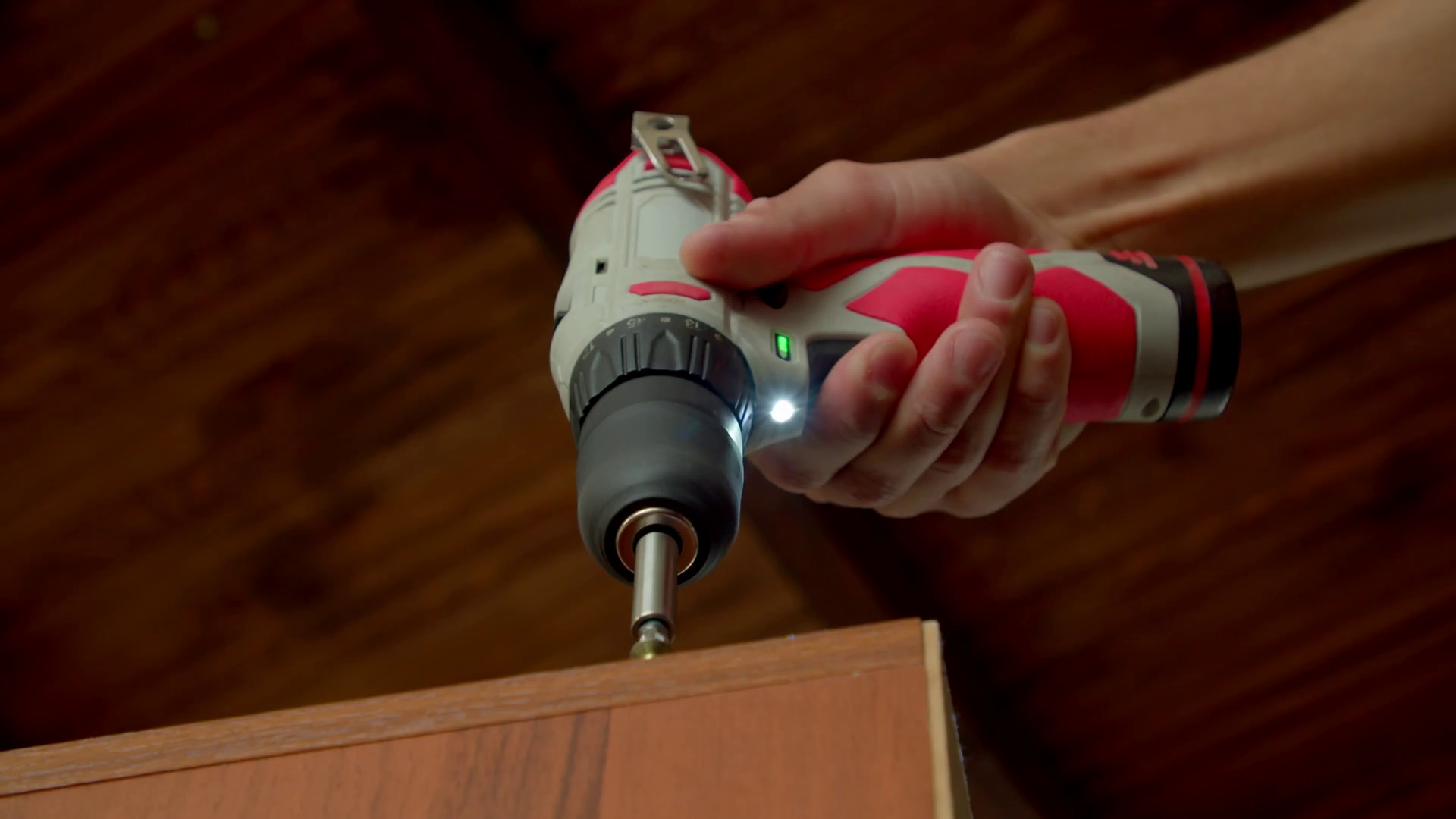 Low Angle View Of Skillful Black Handyman In Stock Footage SBV ...