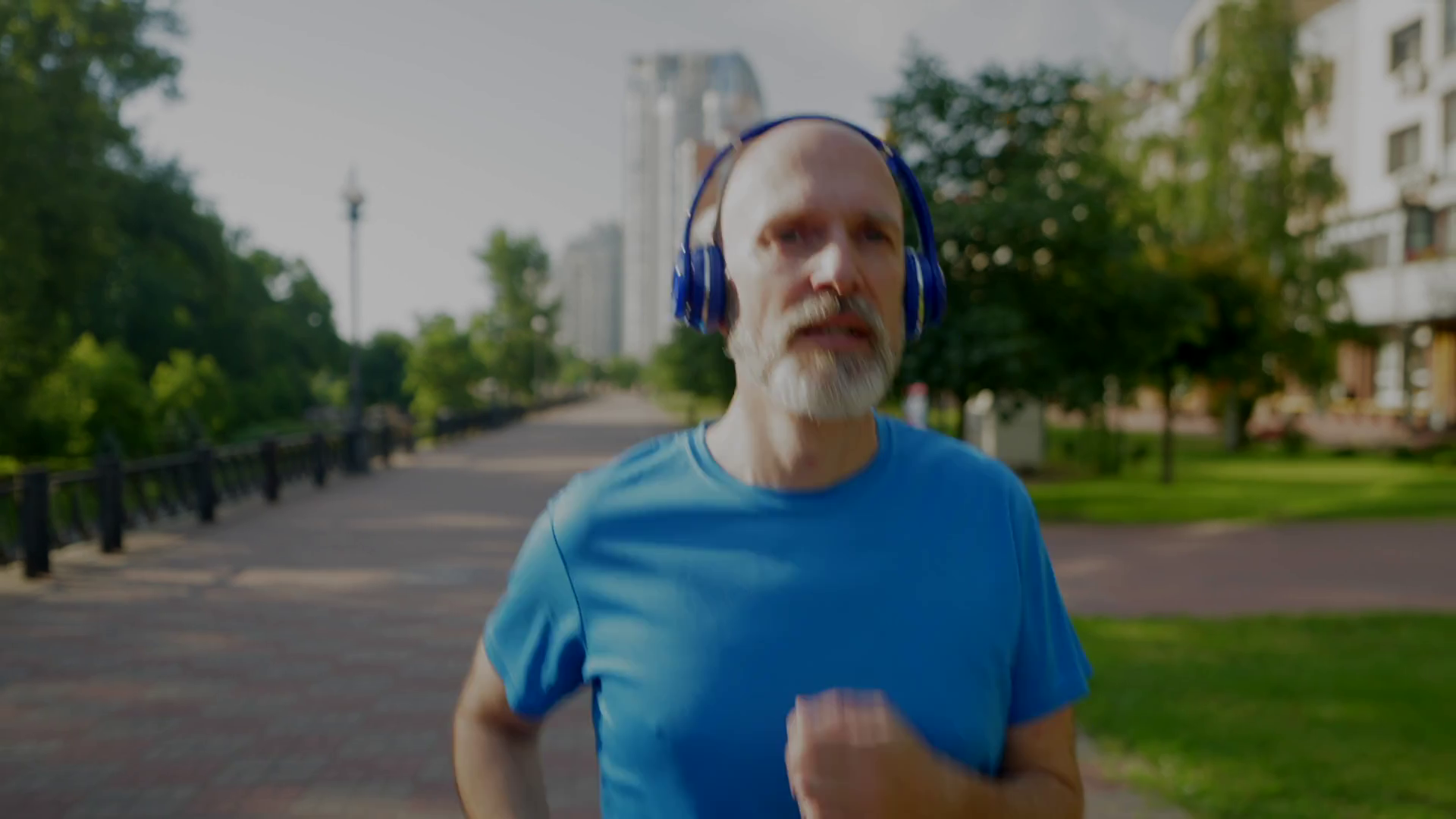 Close-up Portrait Of Active Middle Aged Man Stock Footage SBV-349121095 ...