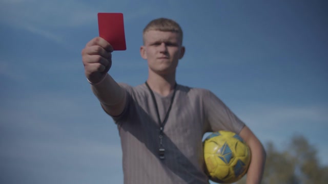 Football Red Card Stock Footage: Royalty-Free Video Clips - Storyblocks