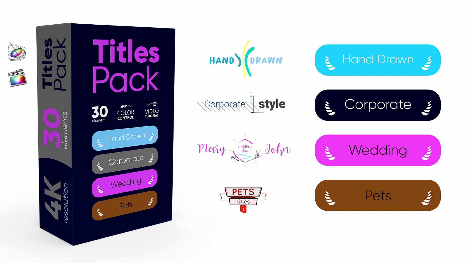 Big Titles Pack | Fcp Template SBV-347736551 - Storyblocks