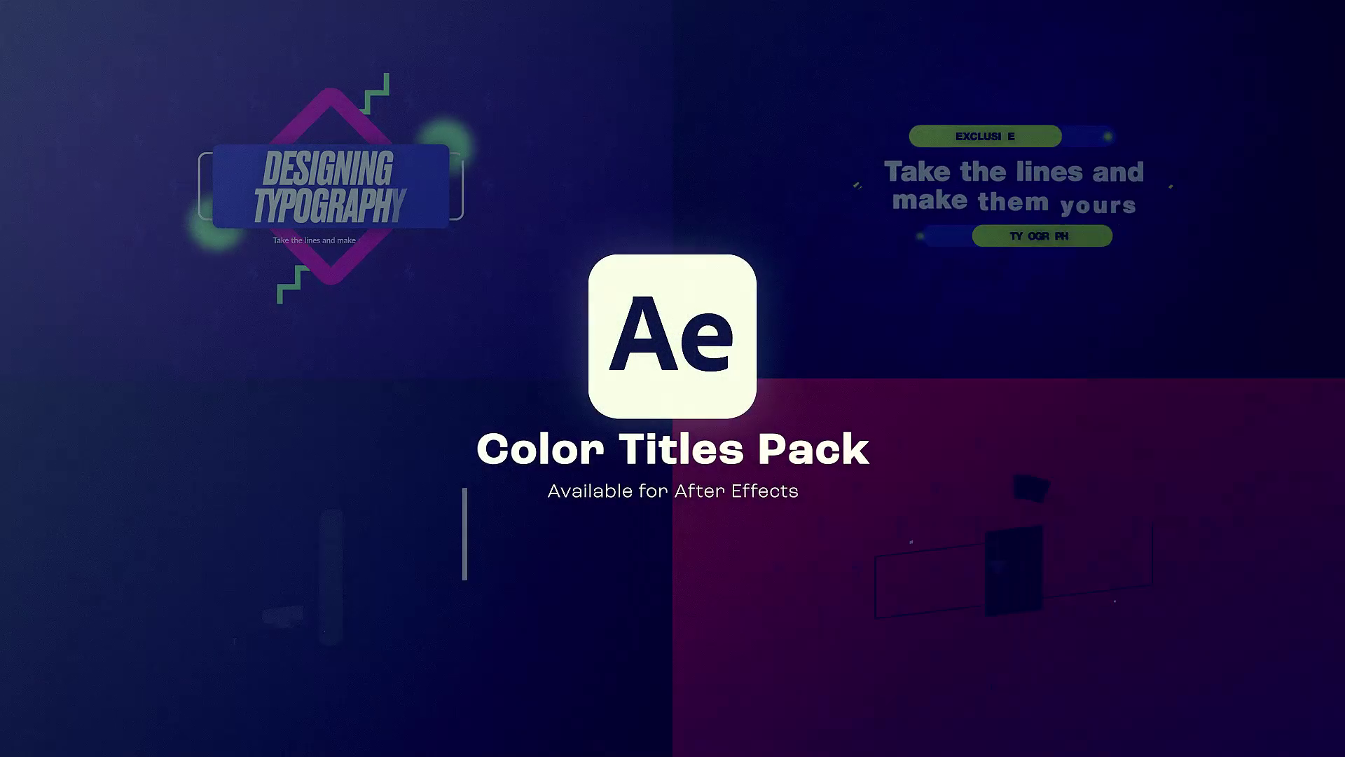 AE Template: Color Titles | Ae SBV-351906737 - Storyblocks