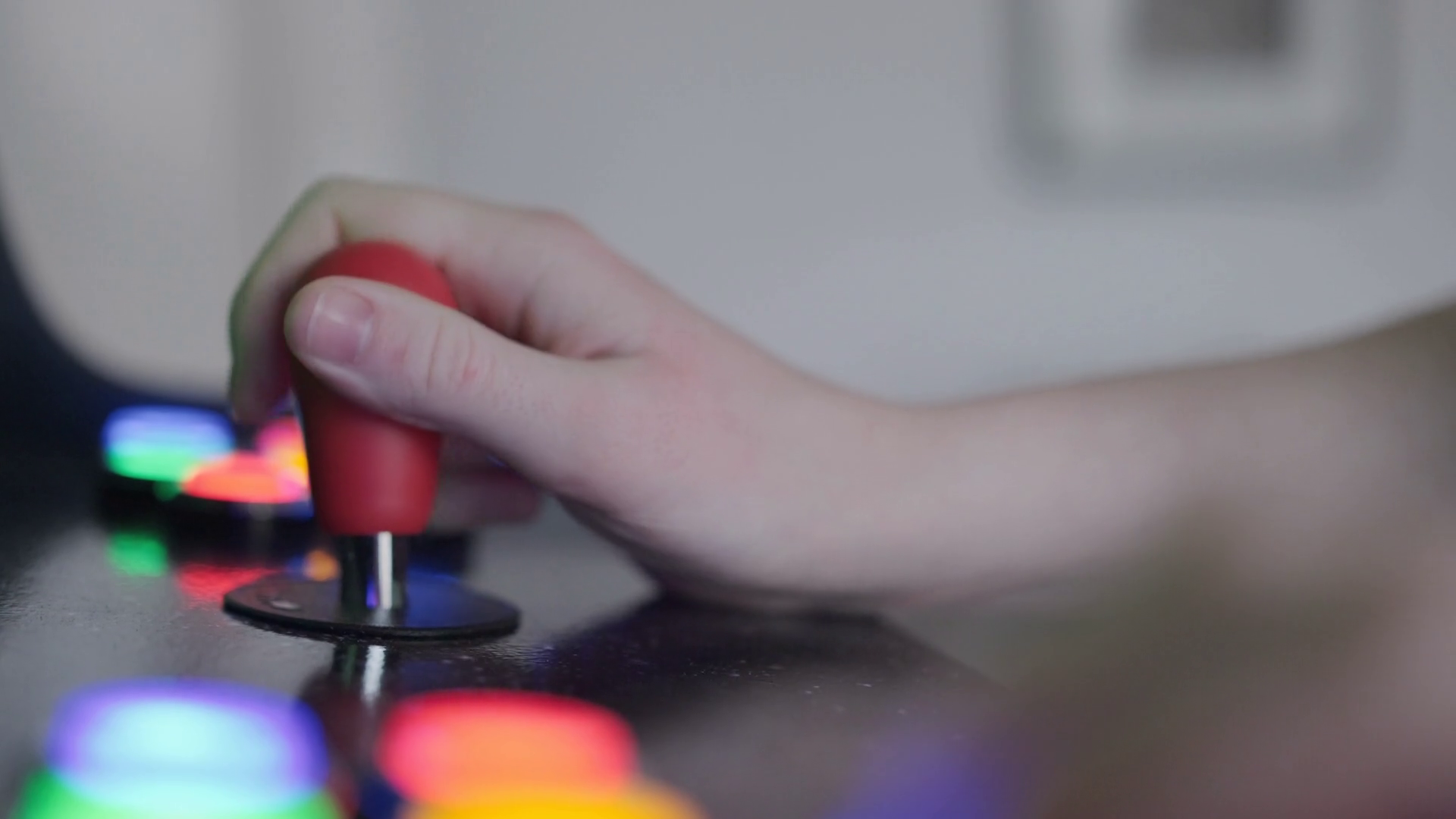 Teenage Girl Using Arcade Machine Close Up Stock Footage SBV-351908490 ...