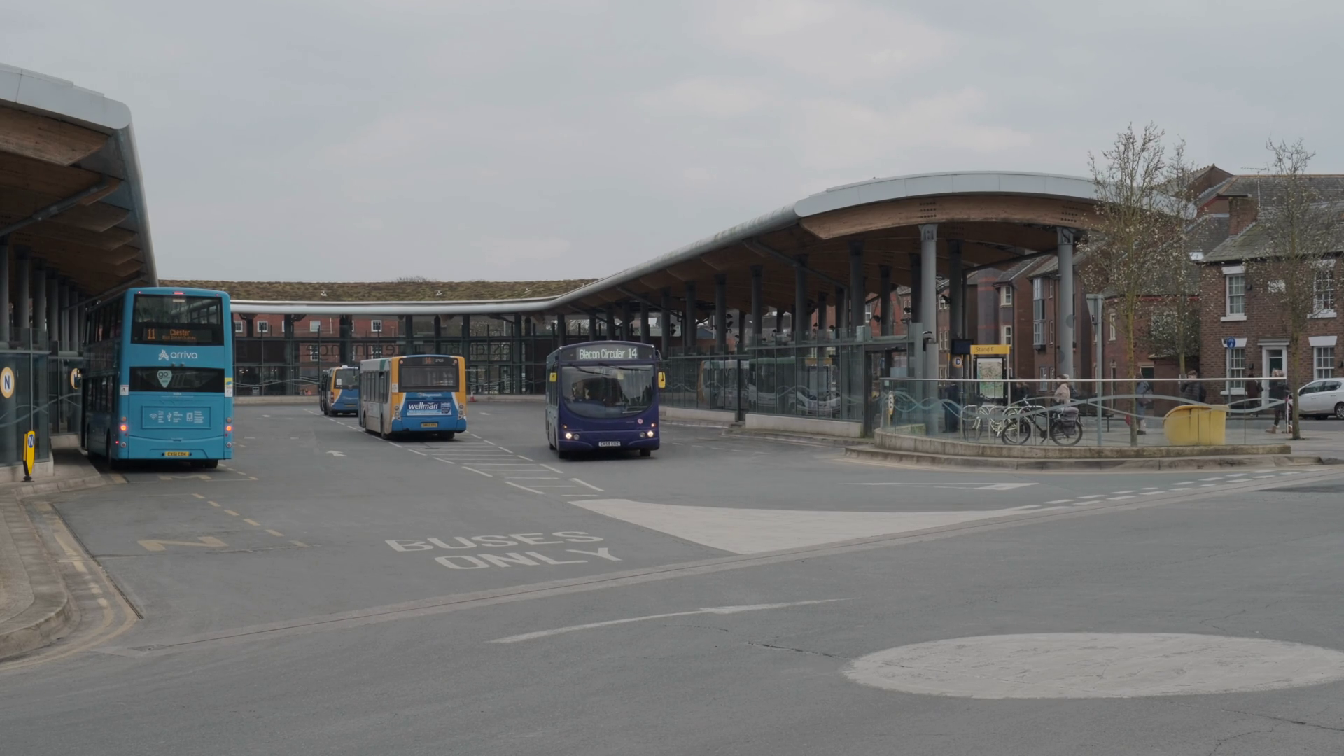 Chester England - March 8 2024: Chester Bus Stock Footage SBV-351881888 ...
