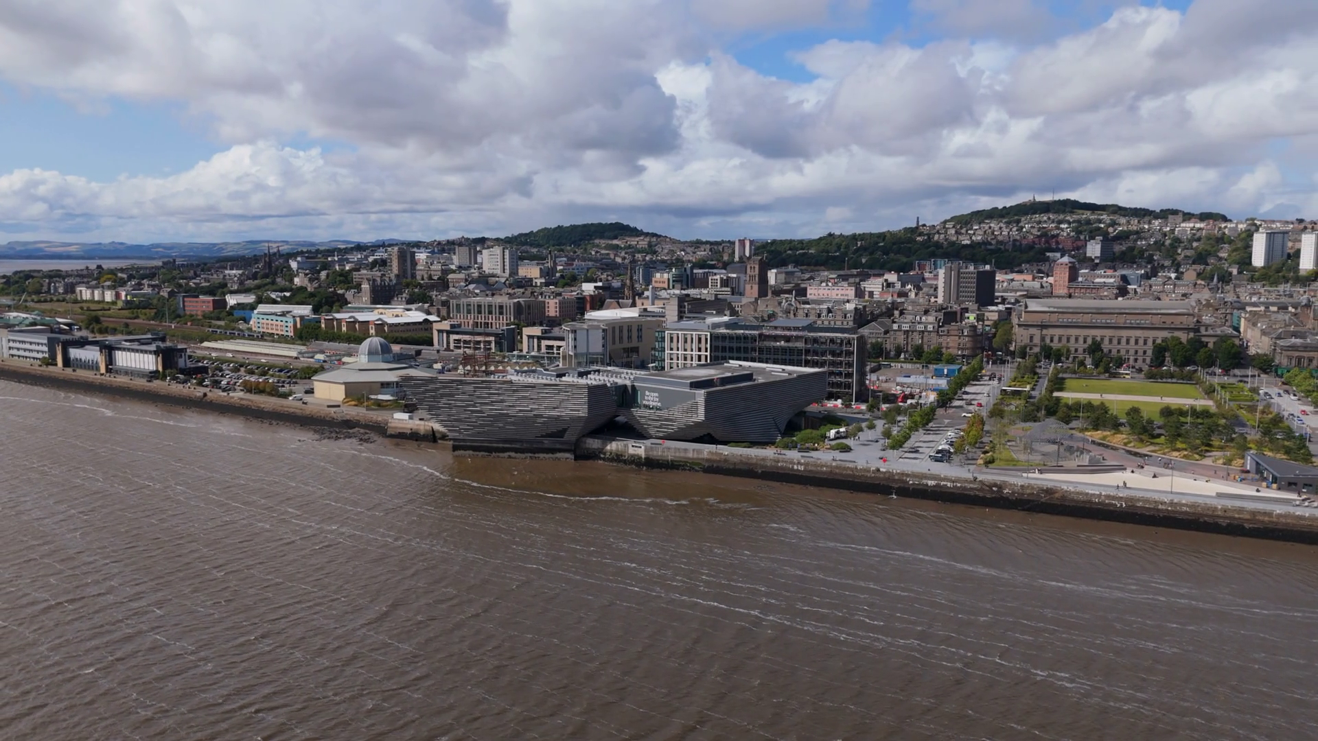 Dundee Scotland - August 24 2024: Aerial Stock Footage SBV-351855306 ...