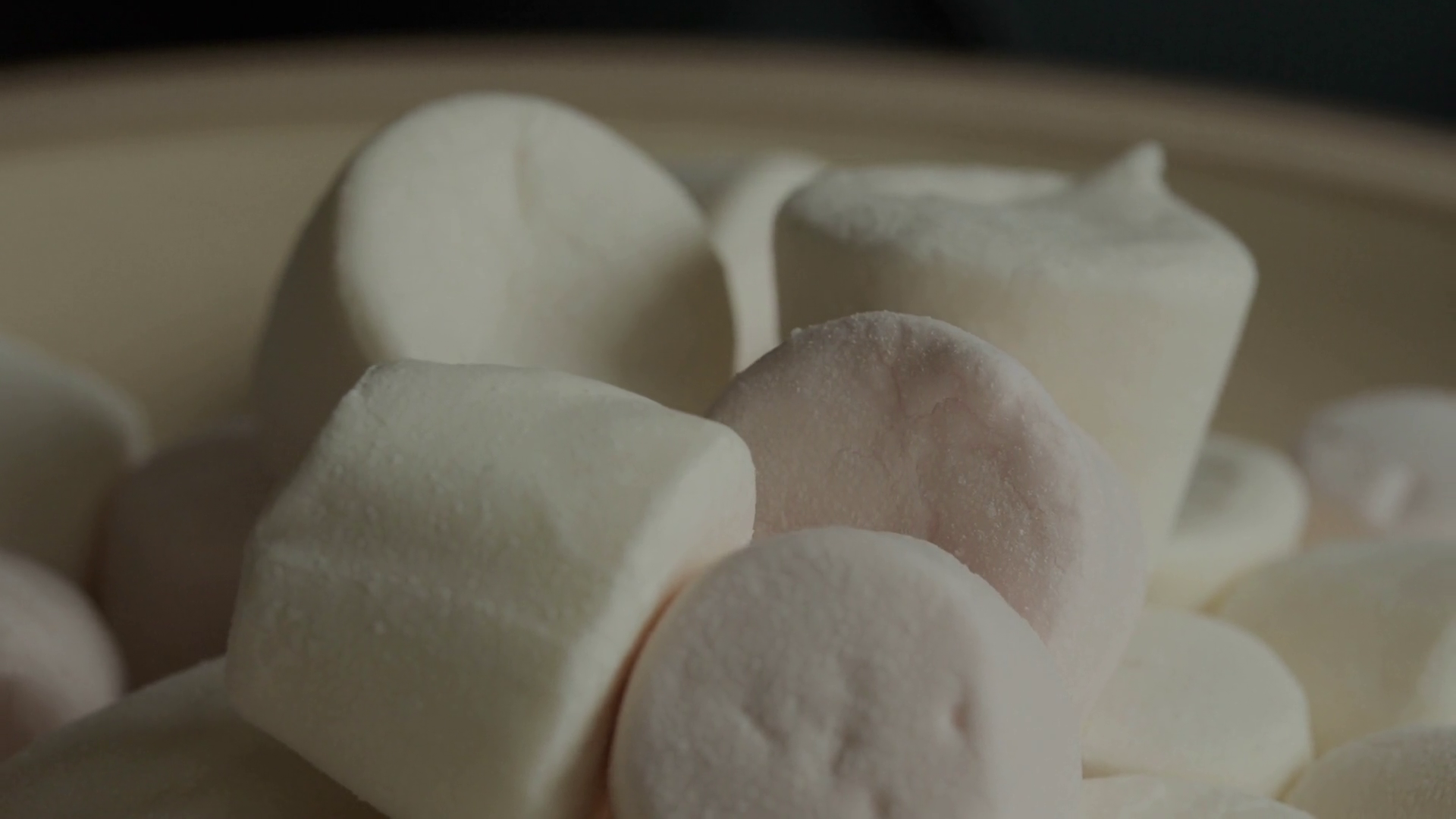 Marshmallows Rotating Macro Sweet Food Stock Footage SBV-351858087 ...