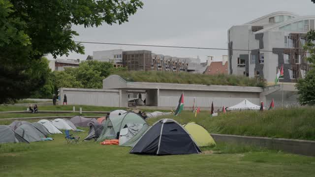 Camp Protesters Stock Footage: Royalty-Free Video Clips - Storyblocks