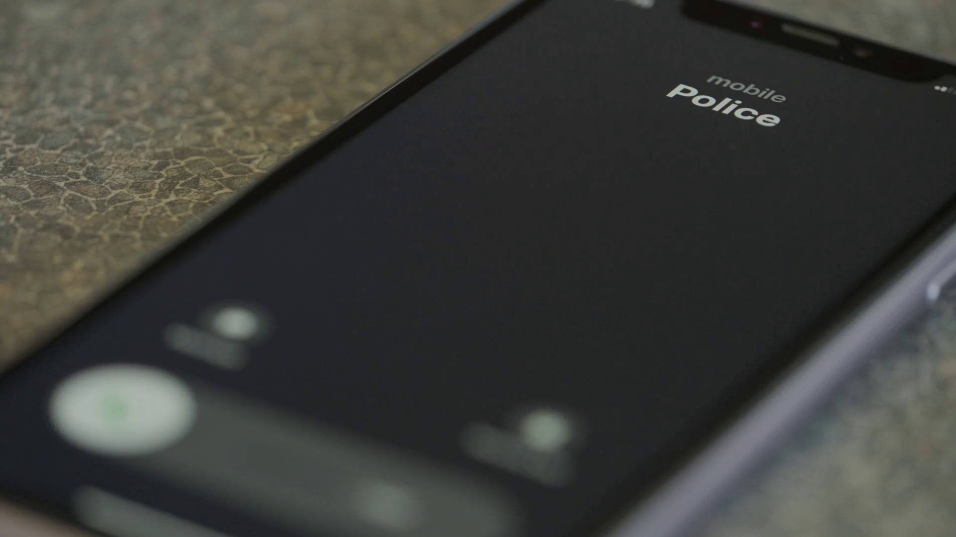 Incoming Call From Police On Smartphone Stock Footage SBV-351858527 ...
