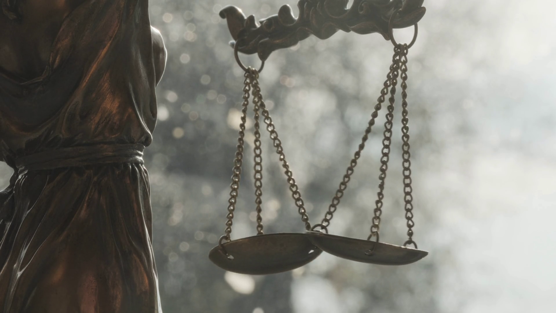 Lady Justice Statue Holding Scales Of Stock Footage SBV-352095635 ...