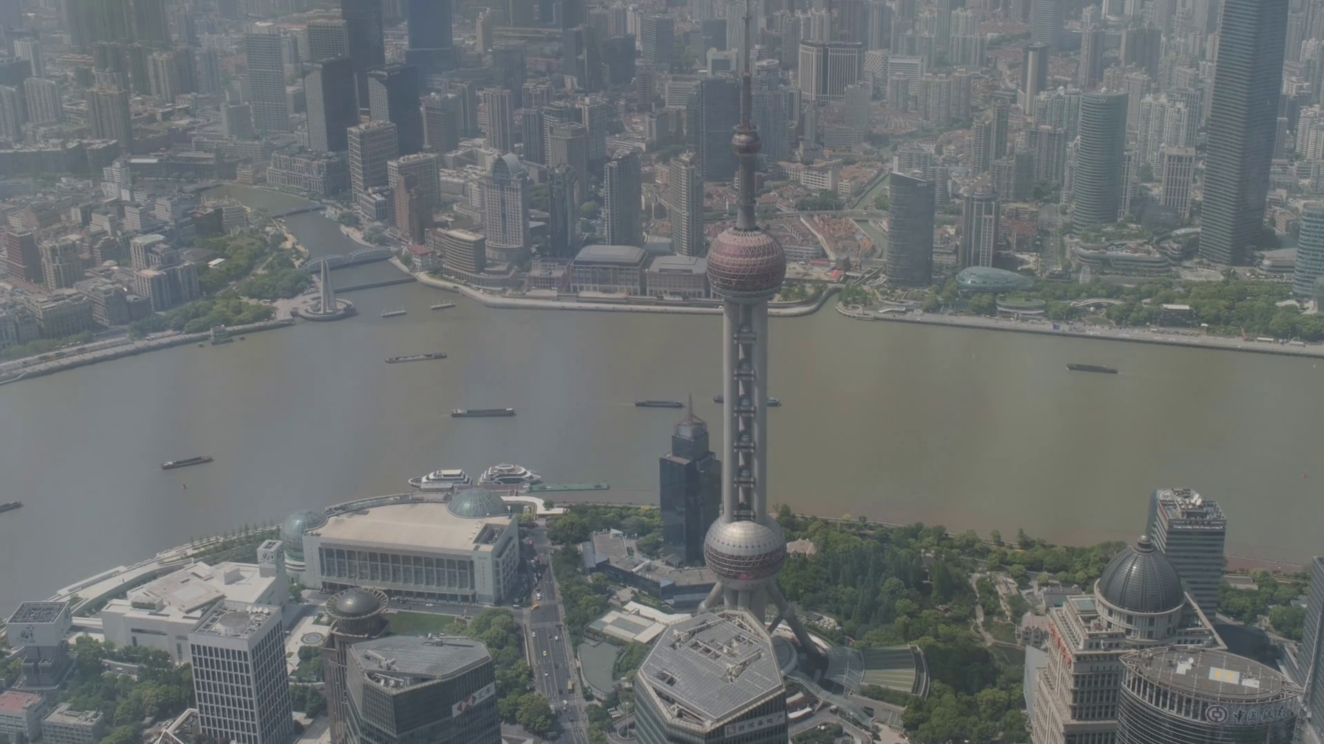 View From Shanghai Tower Observation Deck Stock Footage SBV-352106550 ...