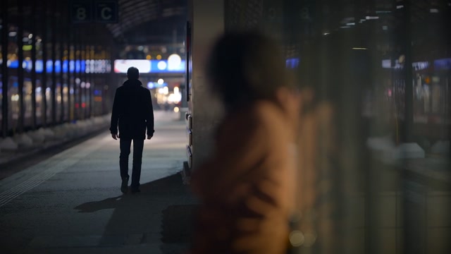 Man Stalking Woman Stock Footage: Royalty-Free Video Clips - Storyblocks