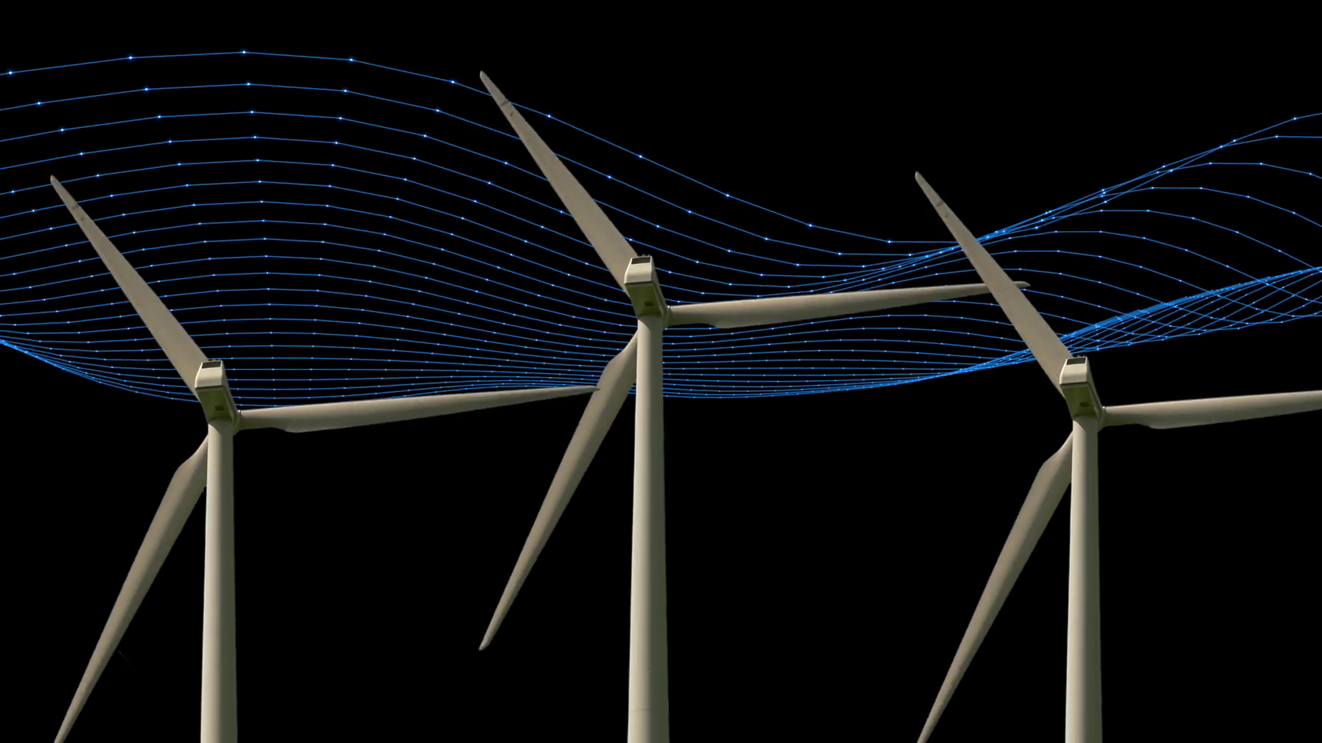Wind Turbine Close Up Shot With Animated Stock Footage SBV-348830520 ...