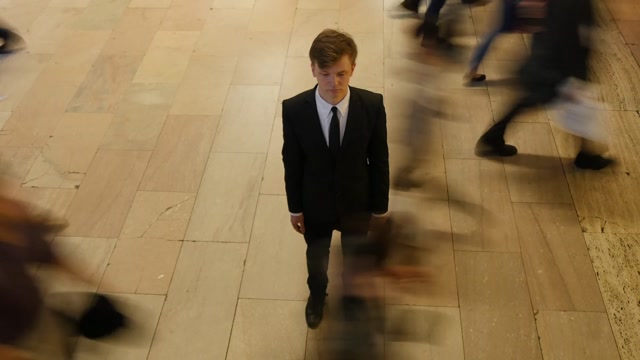 Rushing Person Stock Footage: Royalty-Free Video Clips - Storyblocks