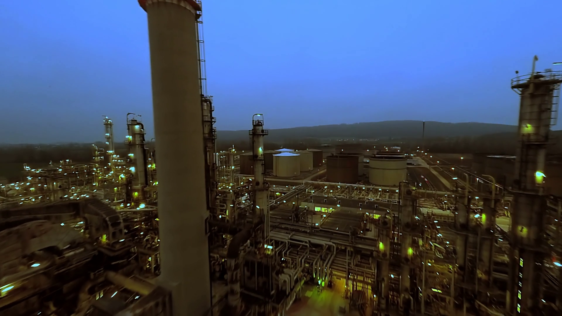 Petrol Distillery Chemical Refinery Industry Stock Footage SBV ...
