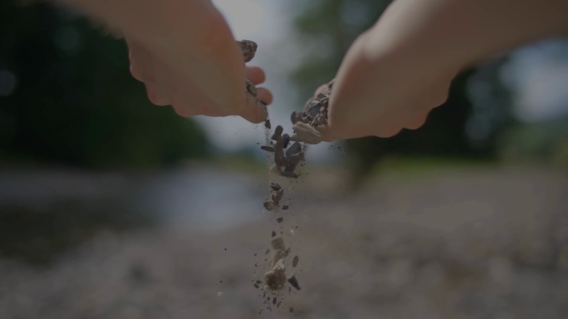 Male Hand Touching Feeling Soil In Hand Stock Footage SBV-348669962 ...