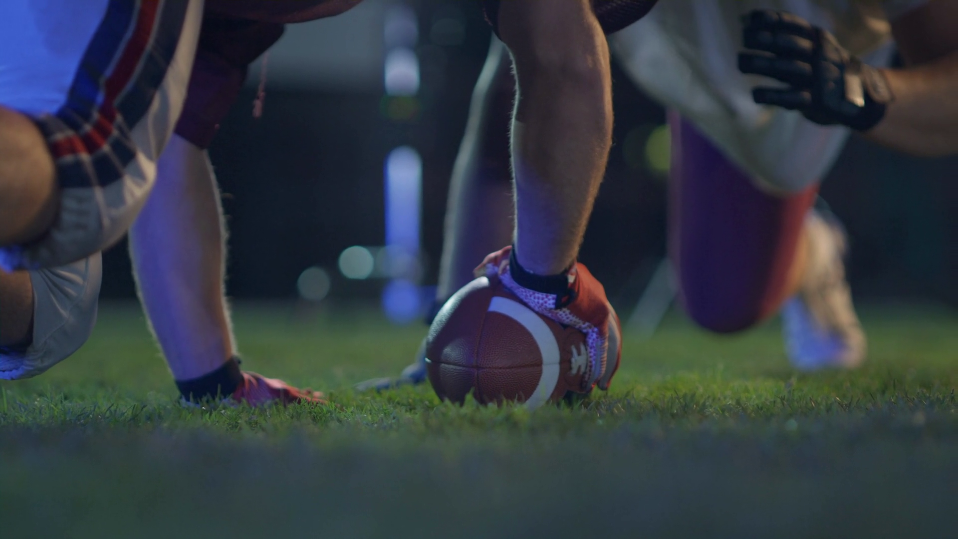 American Football Game Start Teams Ready: Stock Footage SBV-351700289 ...