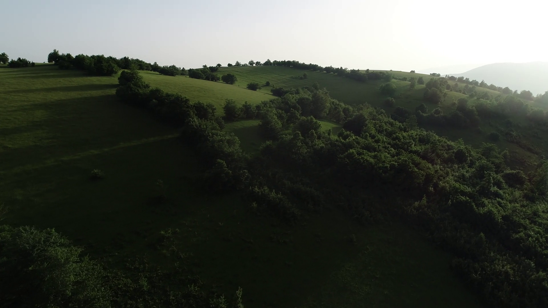 Cinematic Aerial Shot Of Endless Mountain Stock Footage SBV-347340838 ...