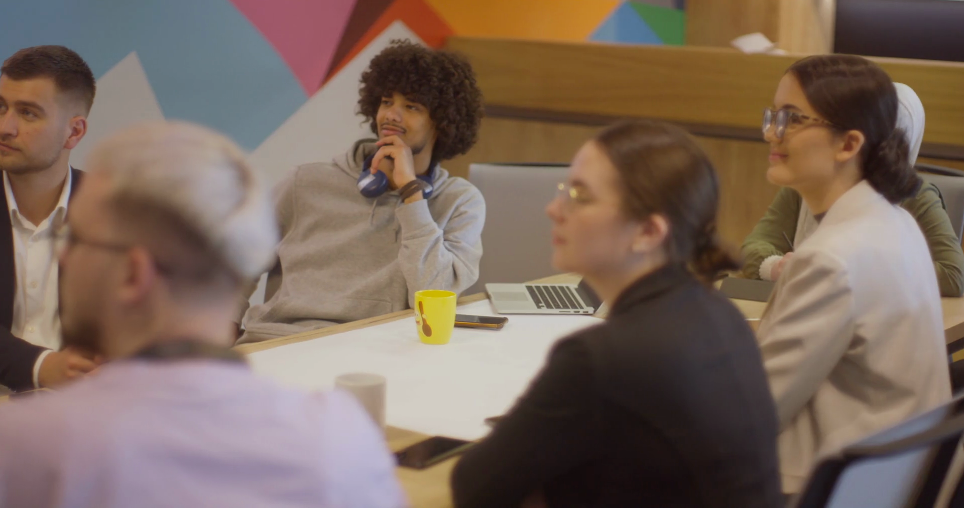 A Diverse Team Of Business Experts In Modern Stock Footage SBV ...