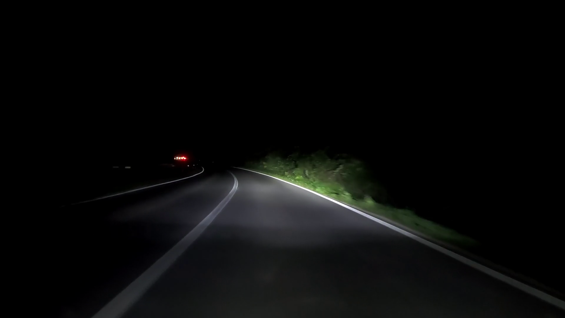 Driving Car On Countryside Road At Night Stock Footage SBV-348812791 ...