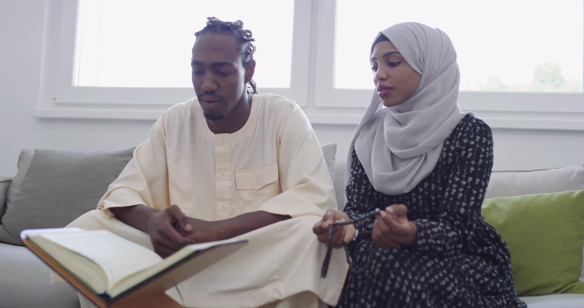 African Muslim Couple At Home In Ramadan Stock Footage SBV-346499927 ...