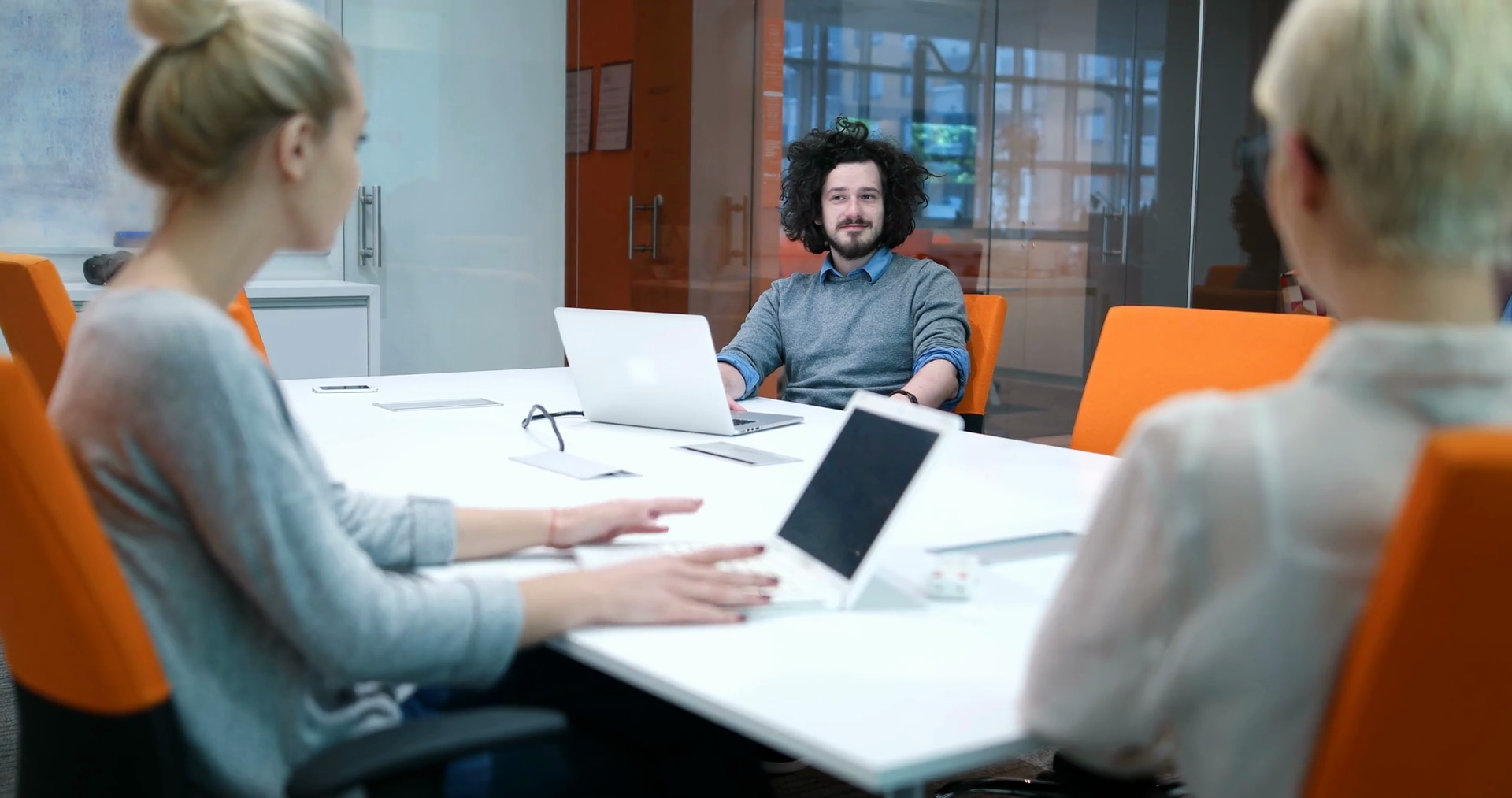 Creative Design Team Collaborating On Stock Footage SBV-318308345 ...