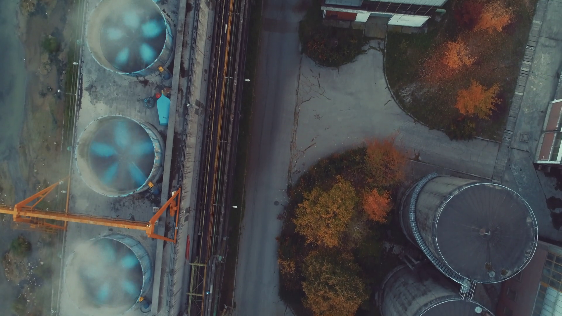 Top View Of Power Plant Stock Footage SBV-329289476 - Storyblocks