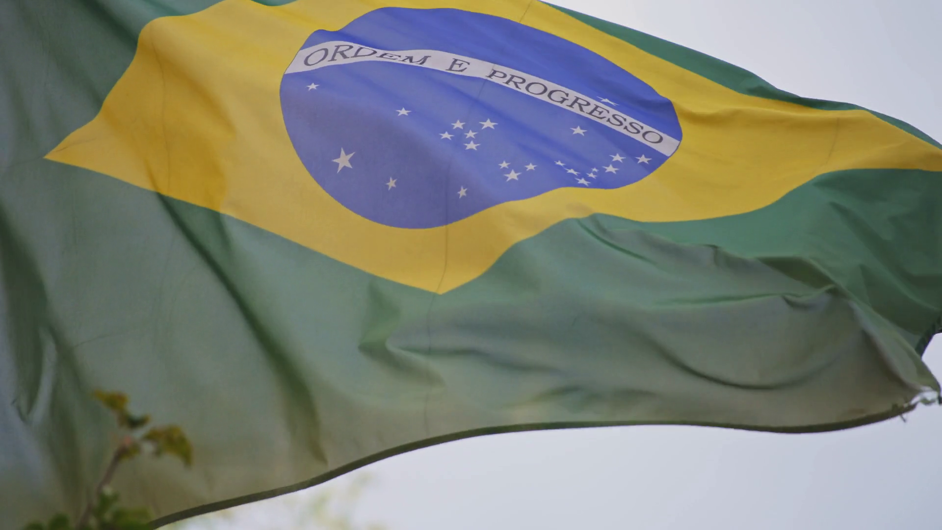 Brazilian Flag Waving In Wind Stock Footage SBV-346728701 - Storyblocks