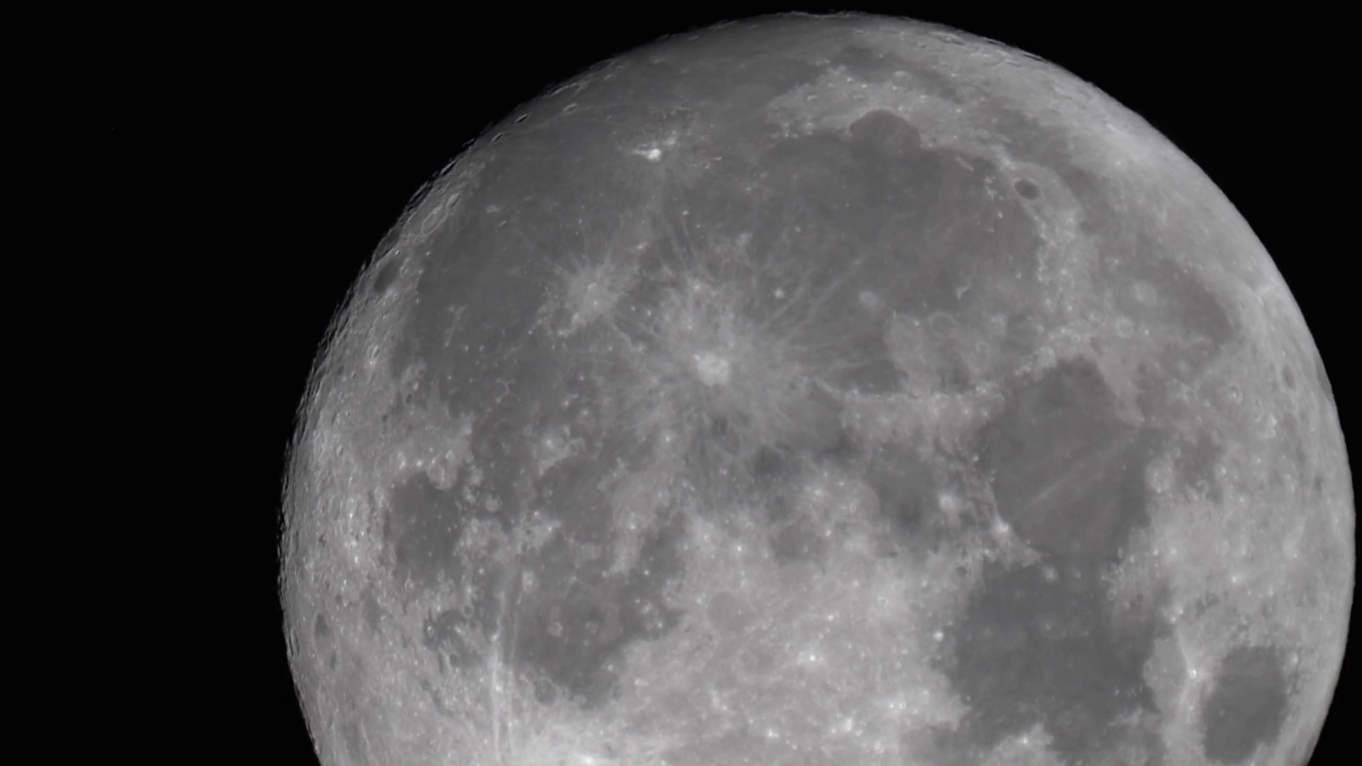 The full moon's detailed surface Stock Video Footage 00:11 SBV ...
