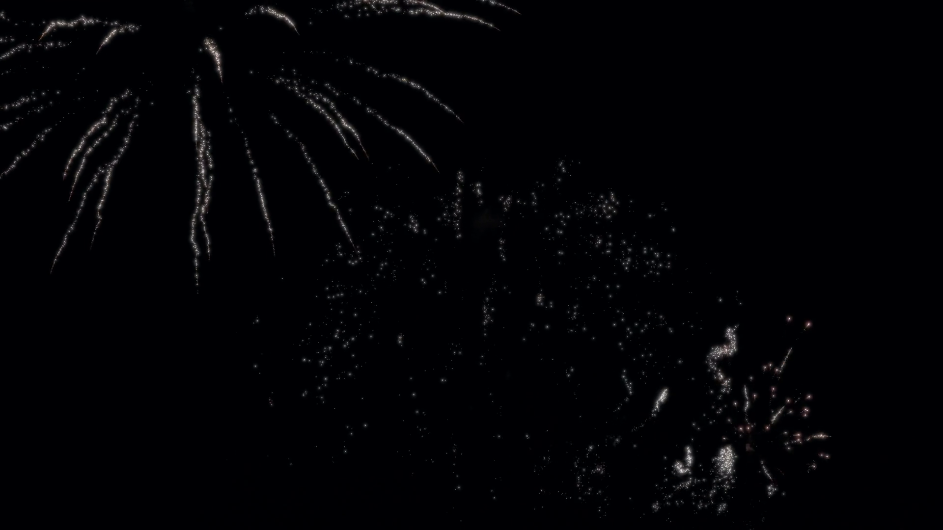 Fireworks Show Display On Night Sky Stock Footage SBV-348467078 ...