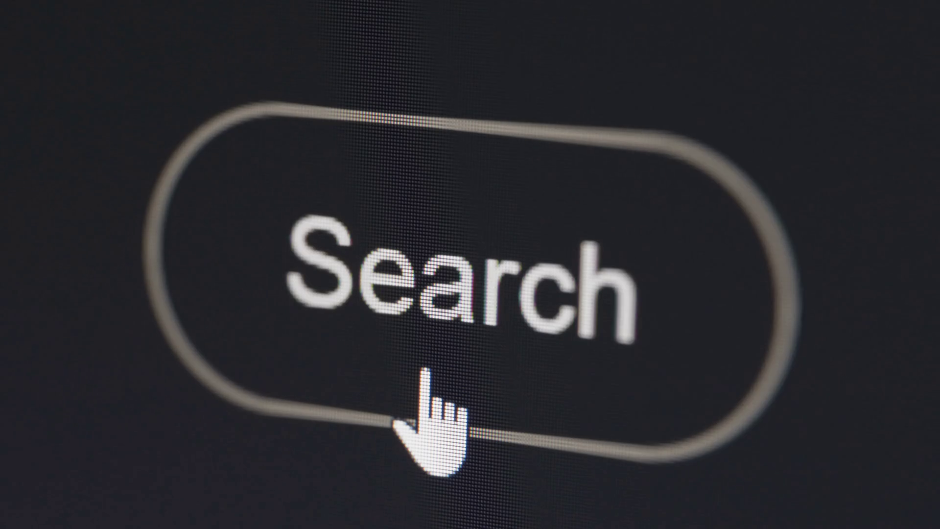 Clicking Search On Black Background Close Up Stock Footage SBV ...